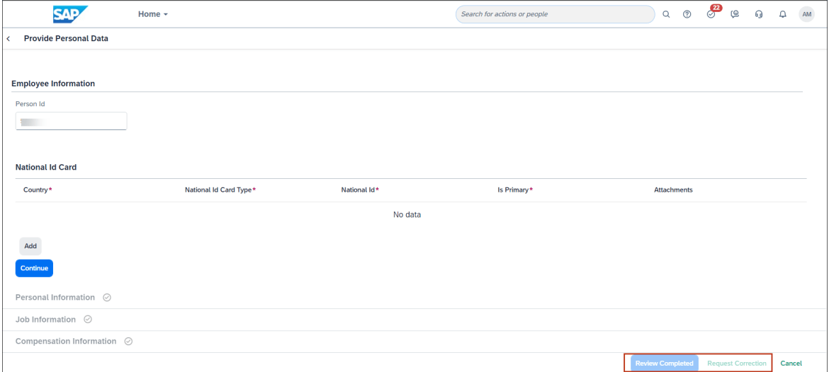 Final Review Step in Onboarding 2.0 Process
