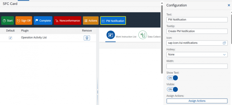 PM Notification Configuration from DMC to ERP