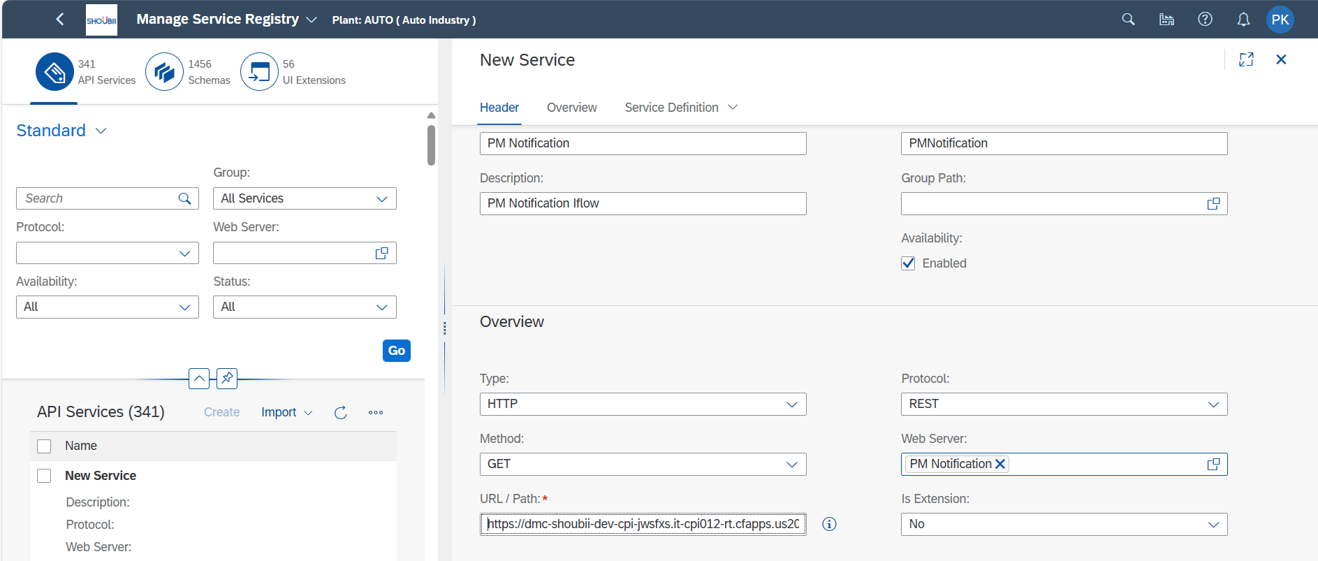 PM Notification Configuration from DMC to ERP - ERP Q&A