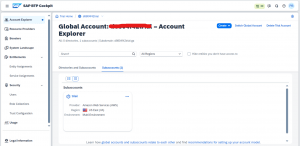 SAP HANA Database Creation from SAP BTP