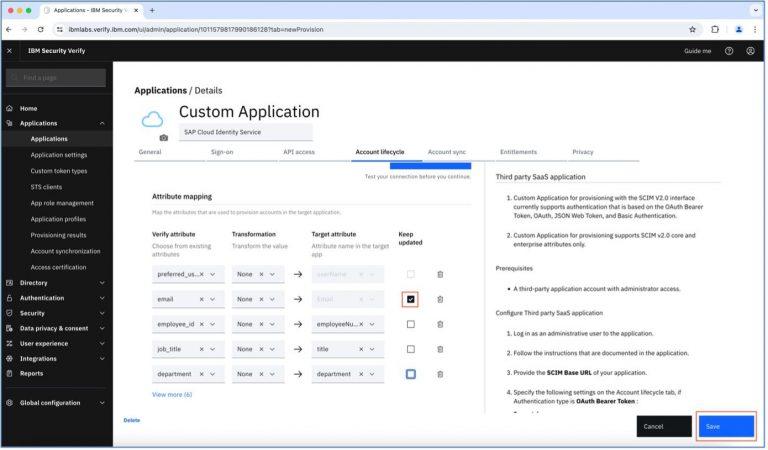 Streamlining User Provisioning from IBM Verify to SAP Cloud Identity ...