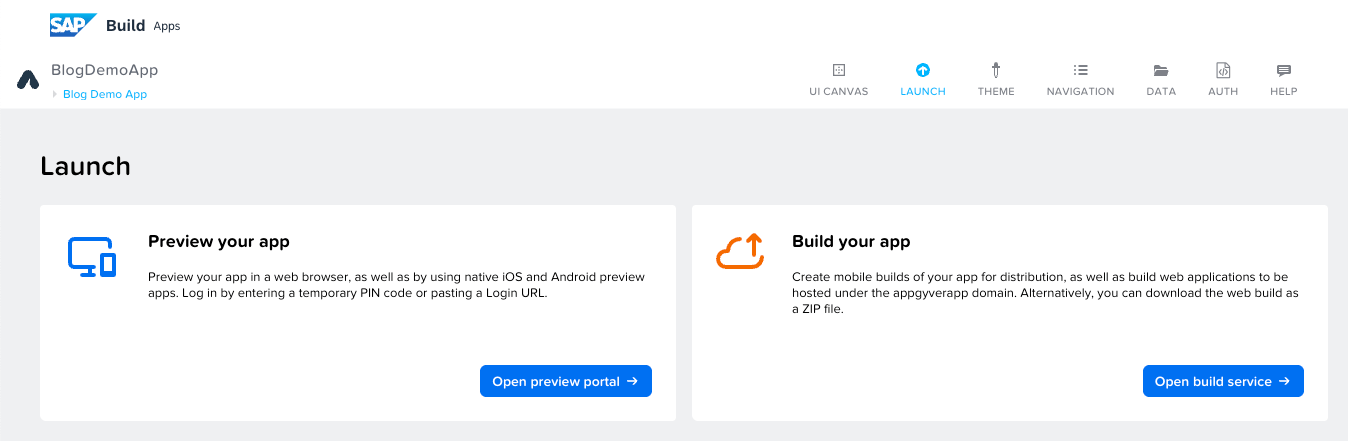 Consuming Sap With Sap Build Apps Web App In Sap Build Work Zone