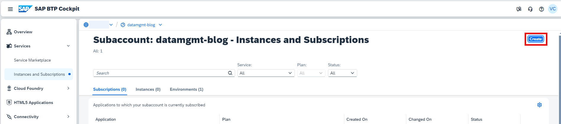 How to Provision a SAP Datasphere Free-Tier Instance