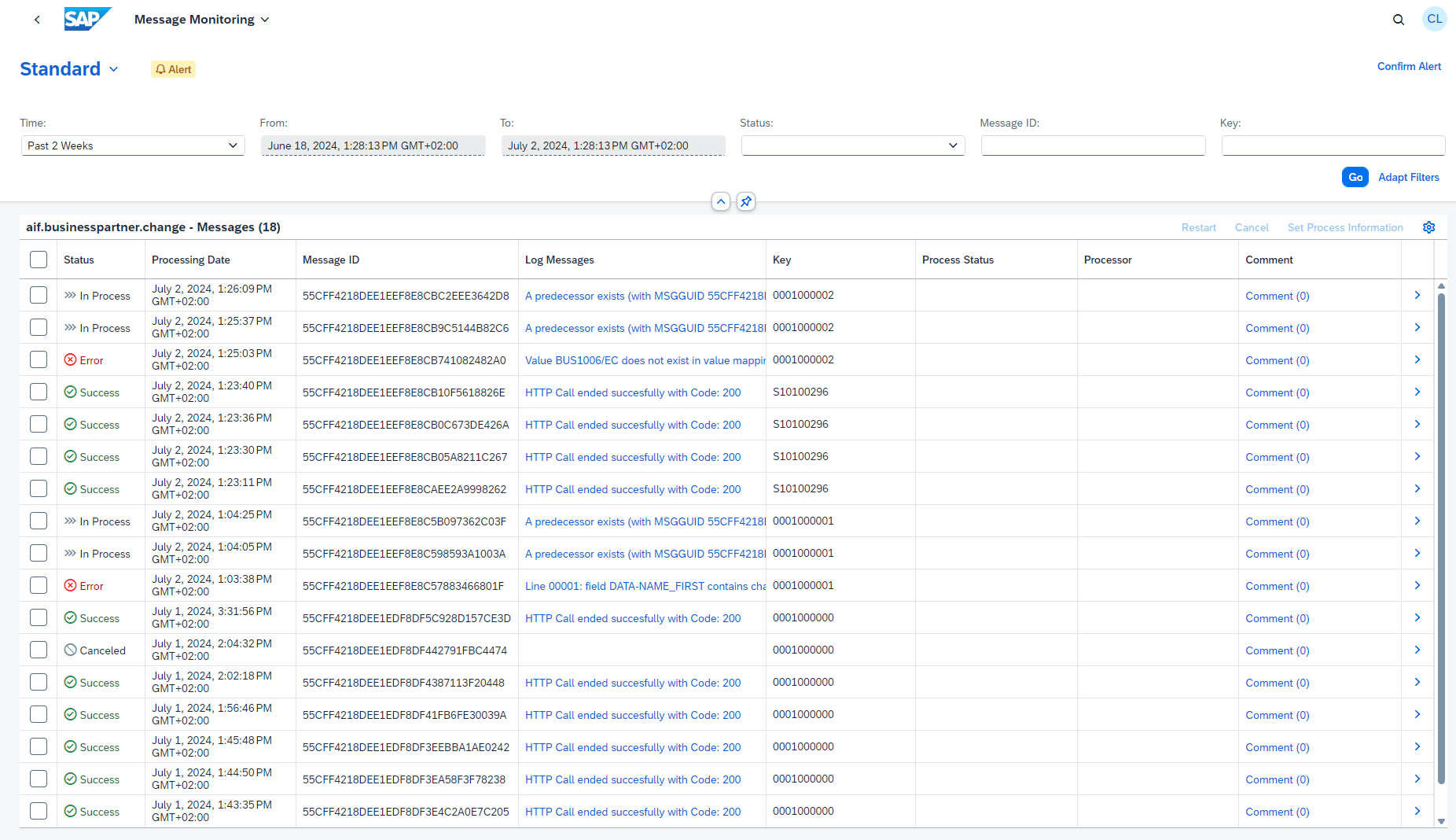 Integration Of Sap S4hana With Sap Integration Suite Advanced Event Mesh Aem Using Aif Erp Qanda