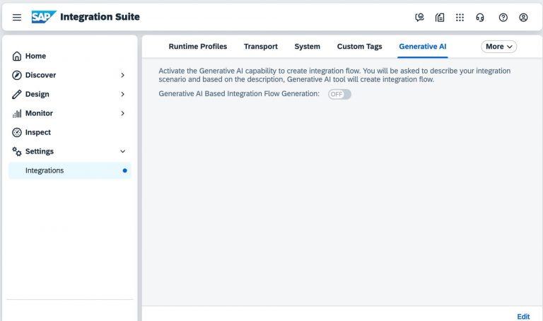SAP Integration Suite: AI-Driven Integration Flow
