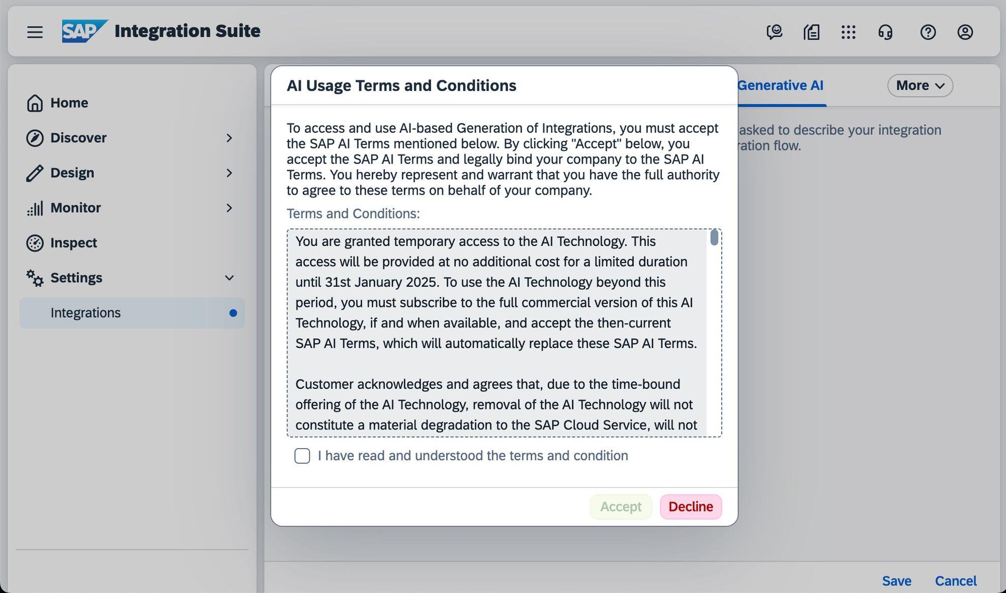 Sap Integration Suite Generative Ai Based Integration Flow Generation Erp Qanda