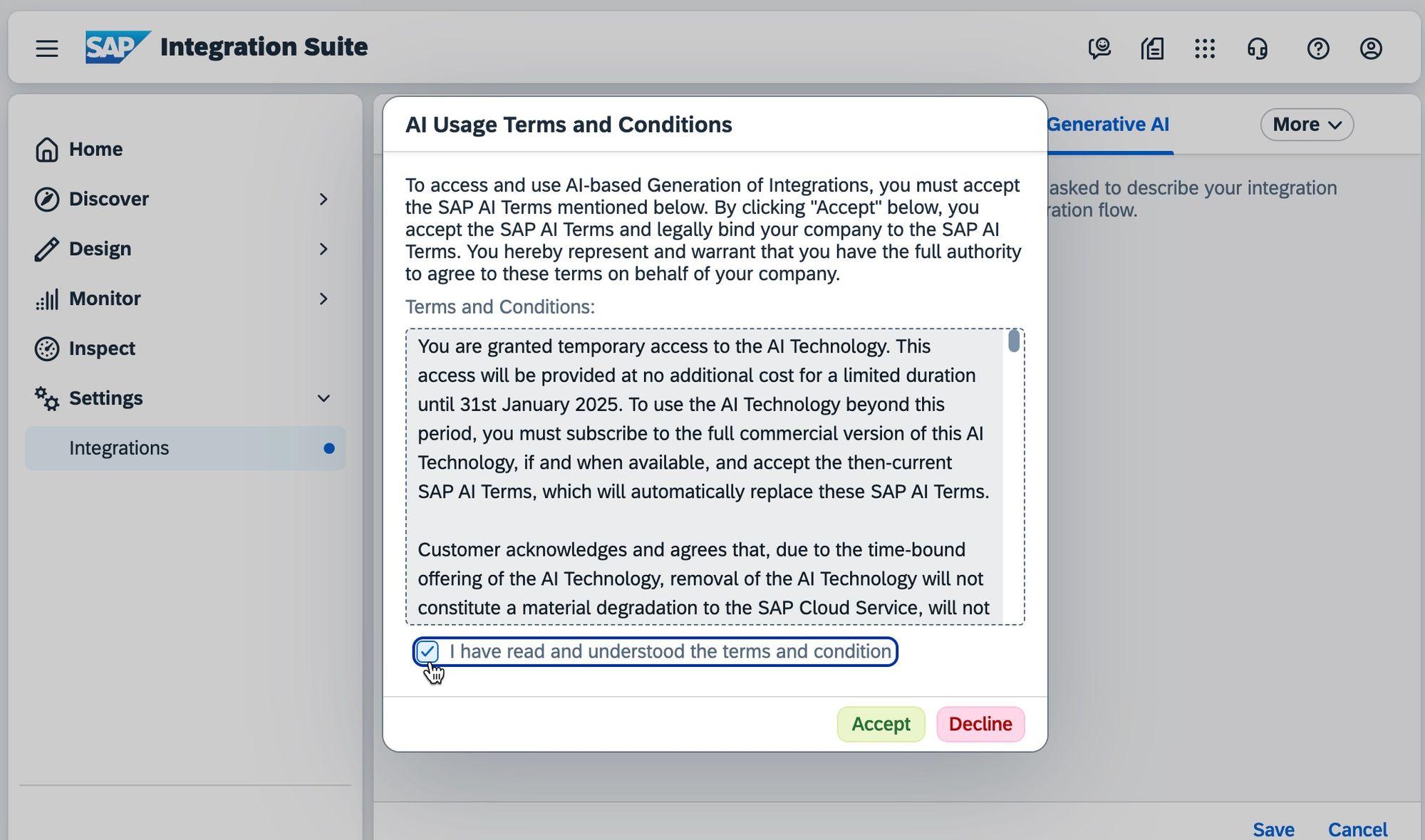 SAP Integration Suite: AI-Driven Integration Flow