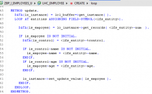 SAP RAP Unmanaged scenario example-Simplified
