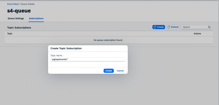SAP S/4HANA direct connectivity with Event Mesh