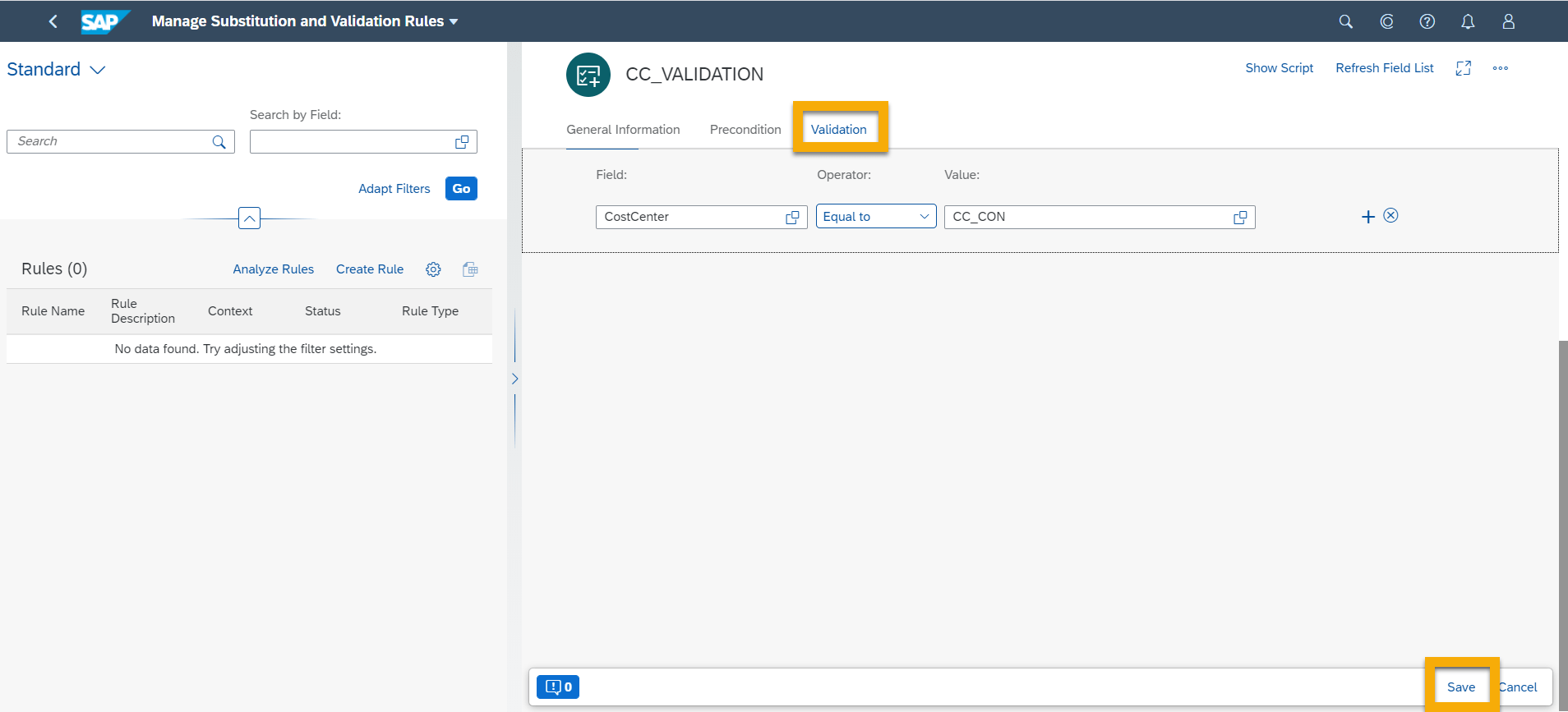 SAP S/4HANA Cloud Validation and Substitution rules - ERP Q&A