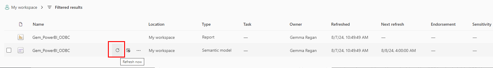 Datasphere to Power BI via an ODBC Connection