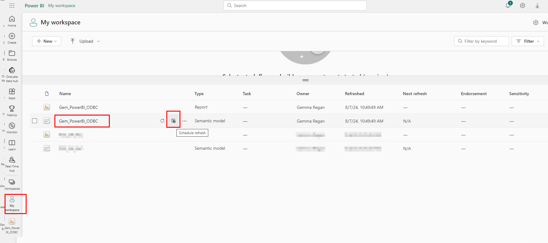 Datasphere to Power BI via an ODBC Connection