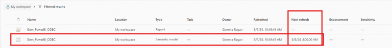 Datasphere to Power BI via an ODBC Connection