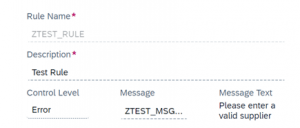 How to Create a Custom Validation from Fiori App Manage Substitution and Validation Rules - ERP Q&A