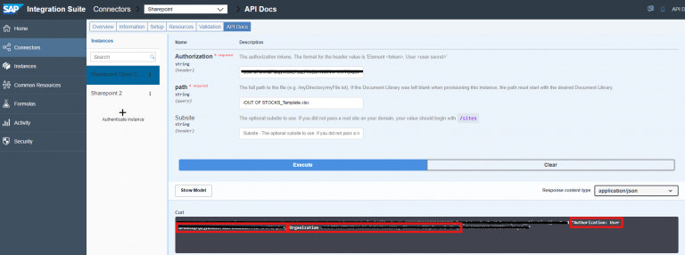 Accessing SharePoint files from Datasphere using BTP Open Connectors