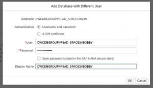 Create a SQL user with access to multiple spaces in SAP Datasphere - ERP Q&A