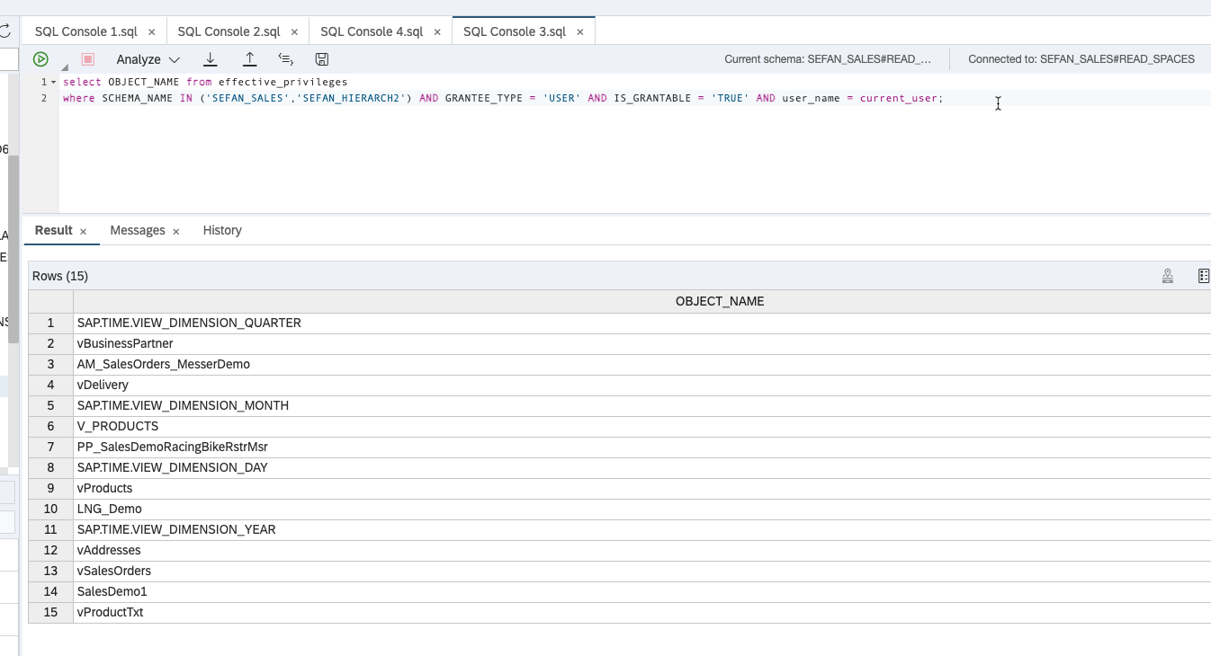 Create a SQL user with access to multiple spaces in SAP Datasphere - ERP Q&A