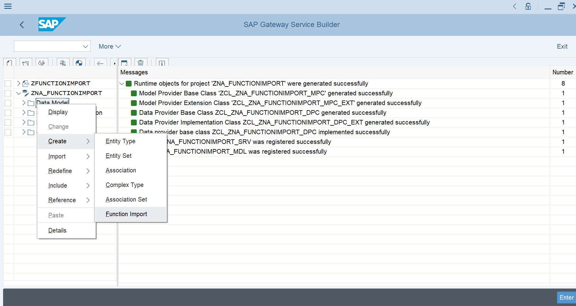 Filter in Function import using oData and UI5