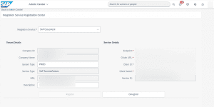 SAP CALM and SAP SuccessFactors
