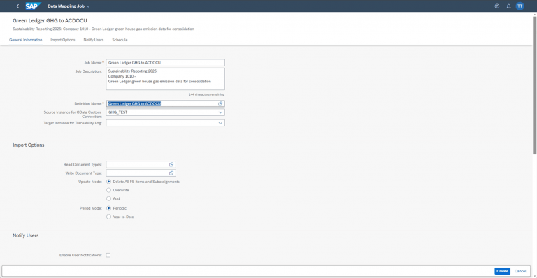Integrating SAP Green Ledger with SAP Group Reporting