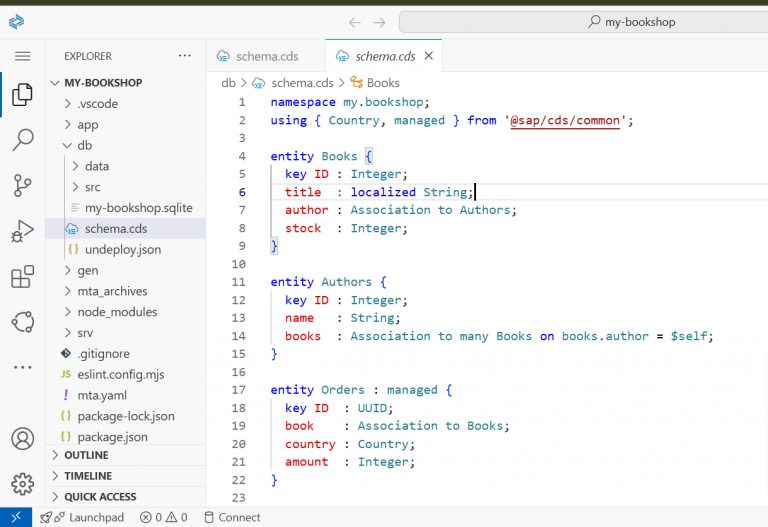 Streamlining CAP Development with CDS Graphical Modeler in SAP Business ...