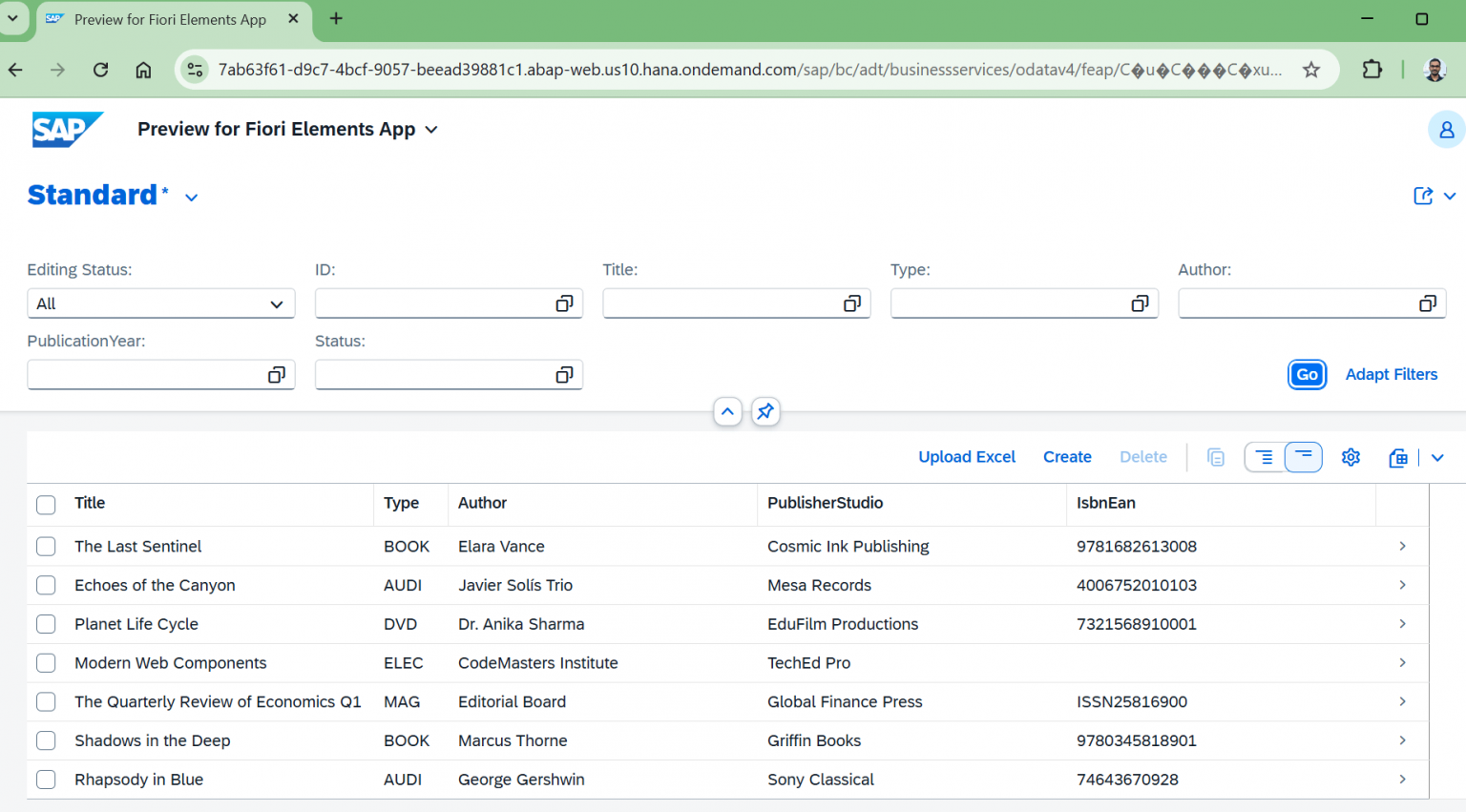 ABAP RAP: Excel upload through custom action popup (No UI5 Extension, No Object Page workaround ...