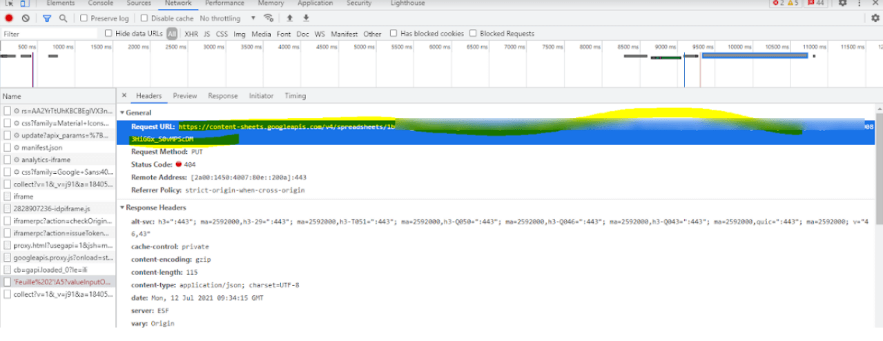 Google Sheets APIs ABAP Integration Guide
