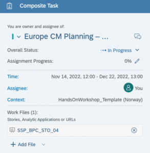 Creating Business Workflow: SAP BPC Move to SAC