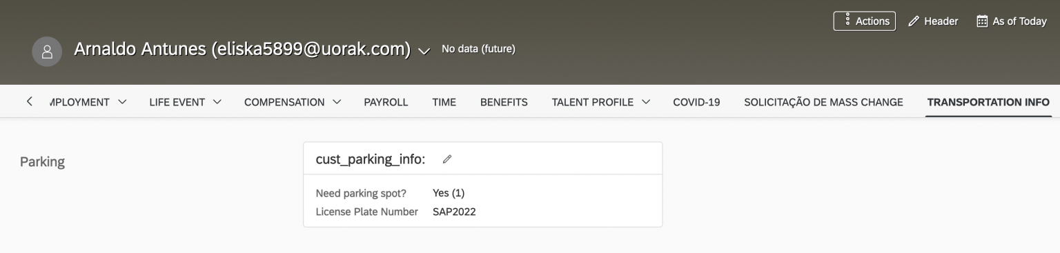 Integrating ONB-EC: Sending Data to Employee Profile