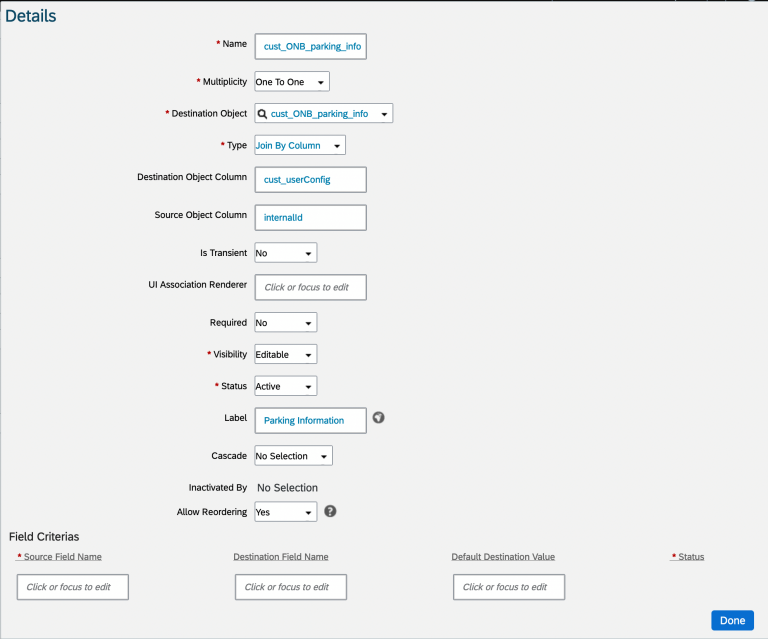Integrating ONB-EC: Sending Data to Employee Profile
