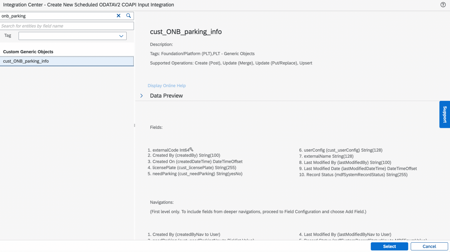 Integrating ONB-EC: Sending Data to Employee Profile
