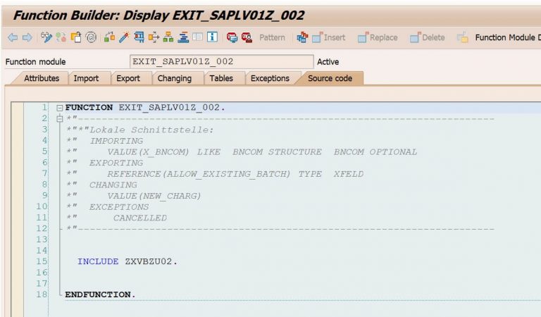 How to find Customer/User Exists in SAP ABAP? Exit for Batch Management - ERP Q&A