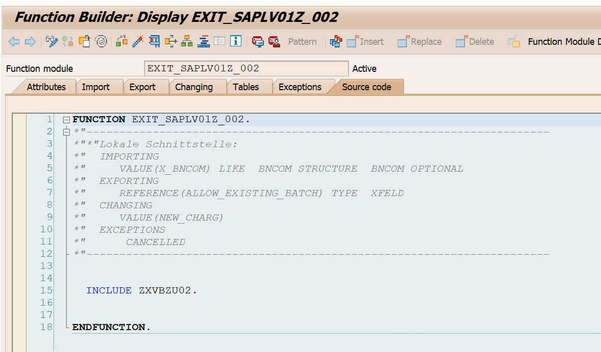 How to find Customer/User Exists in SAP ABAP? Exit for Batch Management - ERP Q&A