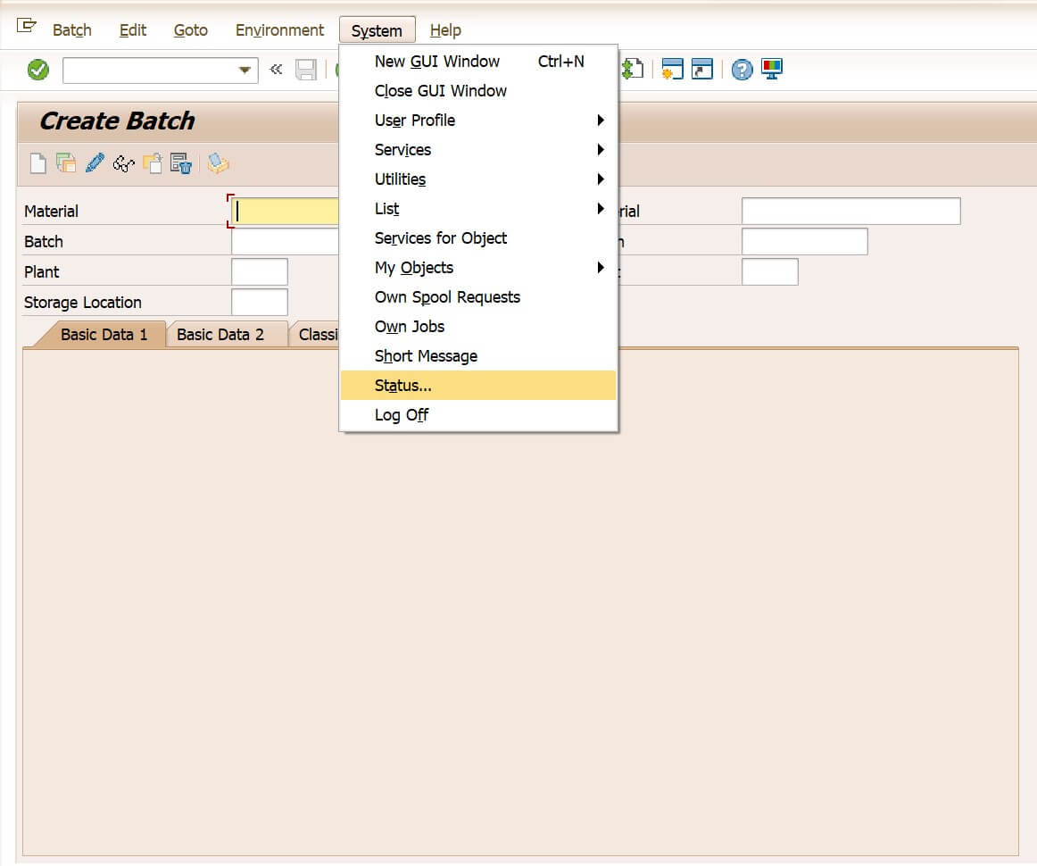 Find Customer/User Exits in SAP ABAP for Batch Management