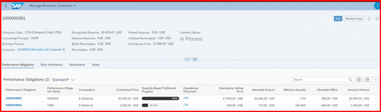 Optimized Contract Management SAP RAR: Business Use Case