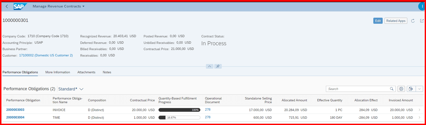 Optimized Contract Management SAP RAR: Business Use Case