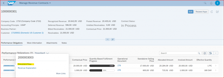 Optimized Contract Management SAP RAR: Business Use Case
