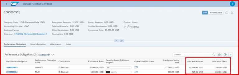 Optimized Contract Management SAP RAR: Business Use Case