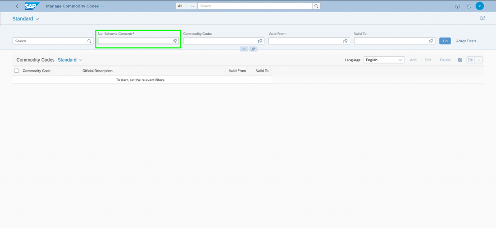 SAP S/4 HANA Cloud: Managing Commodity Codes for Products