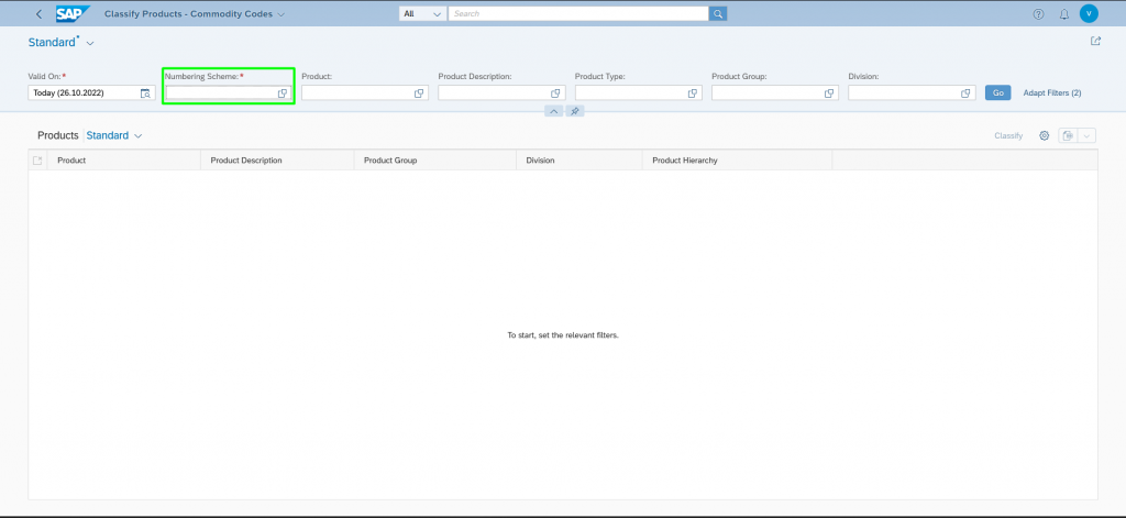SAP S/4 HANA Cloud: Managing Commodity Codes for Products