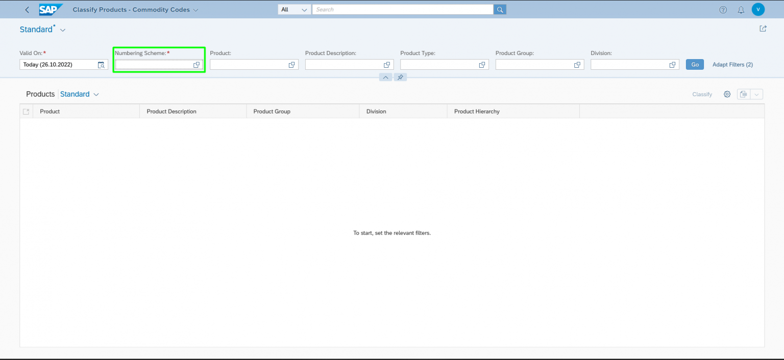 SAP S/4 HANA Cloud: Managing Commodity Codes for Products
