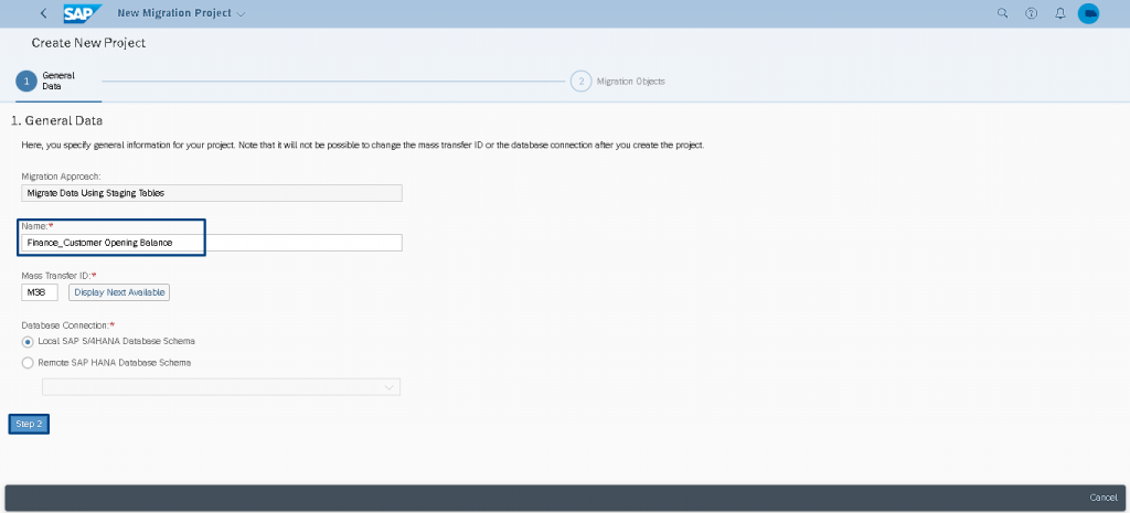 Migrate / Customer Opening Balances Upload in Rise with SAP Cloud 2208