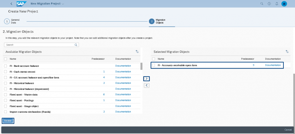 Migrate / Customer Opening Balances Upload in Rise with SAP Cloud 2208