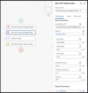 Using Google Workspace SDK to process purchase order information and create a sales order in SAP ...