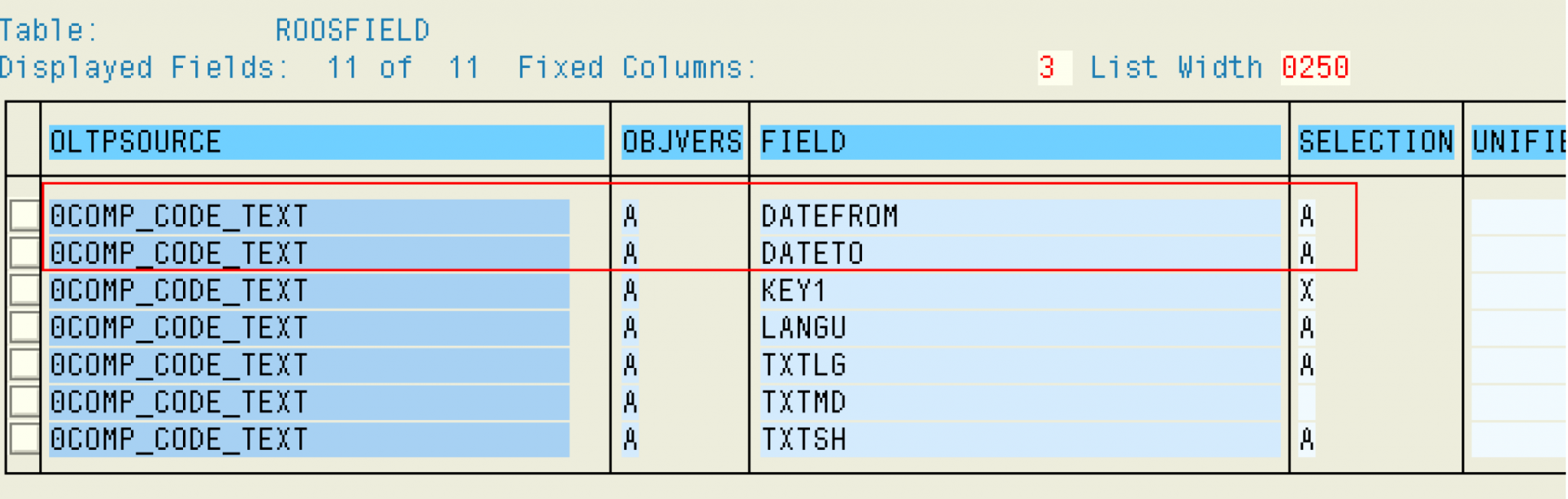 Enable hidden Fields of SAP BW DataSource - ERP Q&A