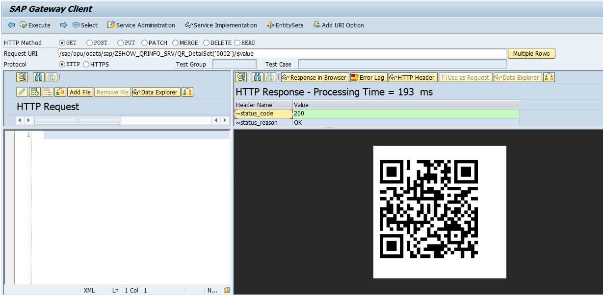 Generate Dynamic QR code from oDATA - ERP Q&A