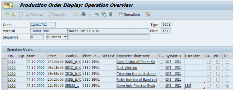 Rework Order creation for specific reason using trigger point - ERP Q&A