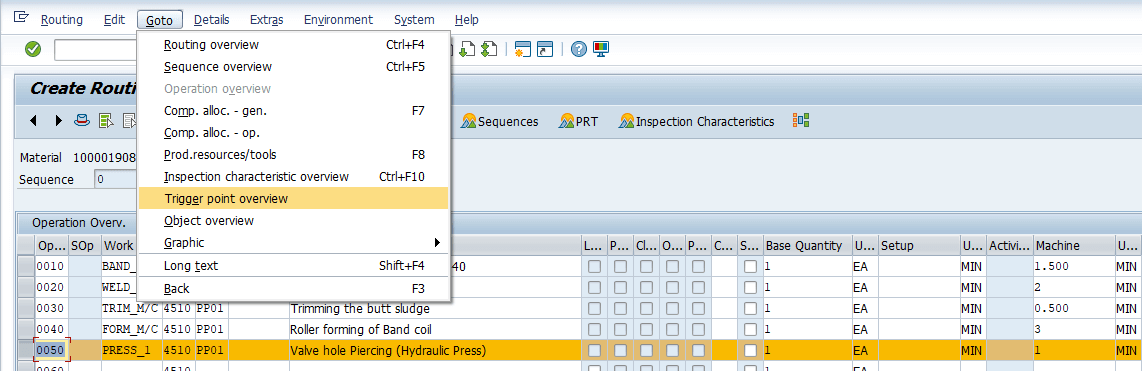 Rework Order creation for specific reason using trigger point - ERP Q&A